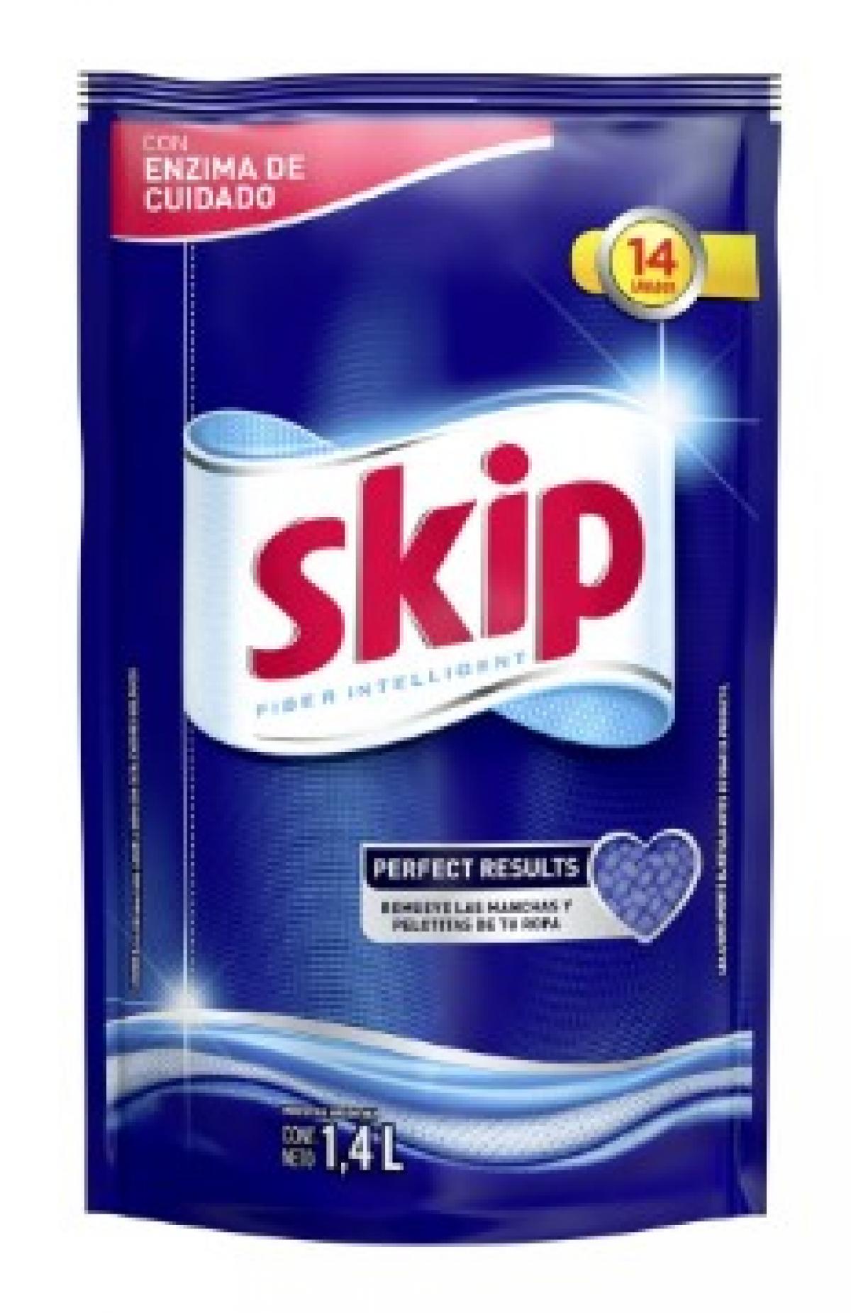 Venta Online JABON SKIP LIQUIDO DOY PACK 1,4L Limpieza | Jabon Para Ropa